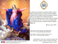 Solemnidad de la Asunción de Santa María 2020 :: Ordre-de-sainte-marie